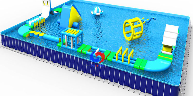 Large mobile above ground 25m*18m*1.5m rectangular swimming pool with ...