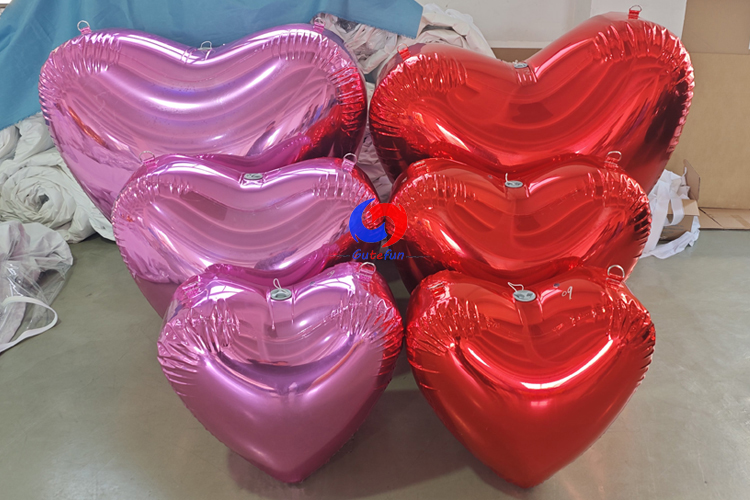 Valentine's day design proposal backdrop setup Giant inflatable heart ...