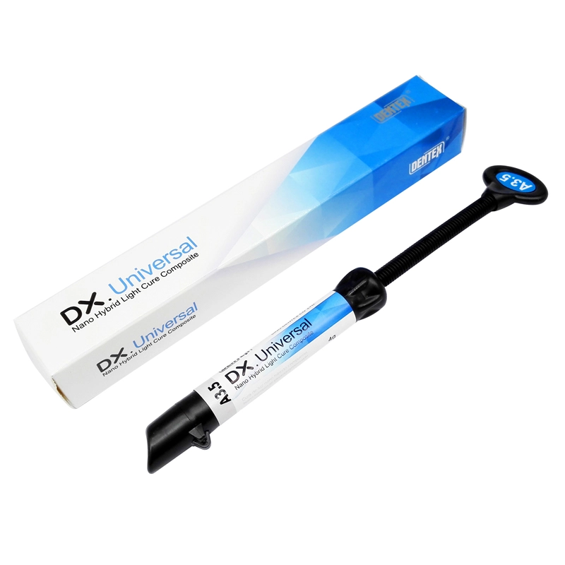 DENTEX Universal Dental Curing Light Resin Refill Syringe Composite 4g