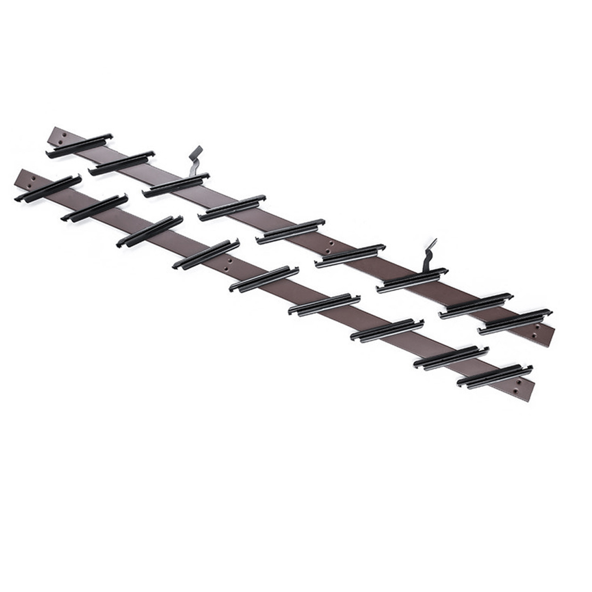 Aluminum-plastic 9-blade shutter bracket