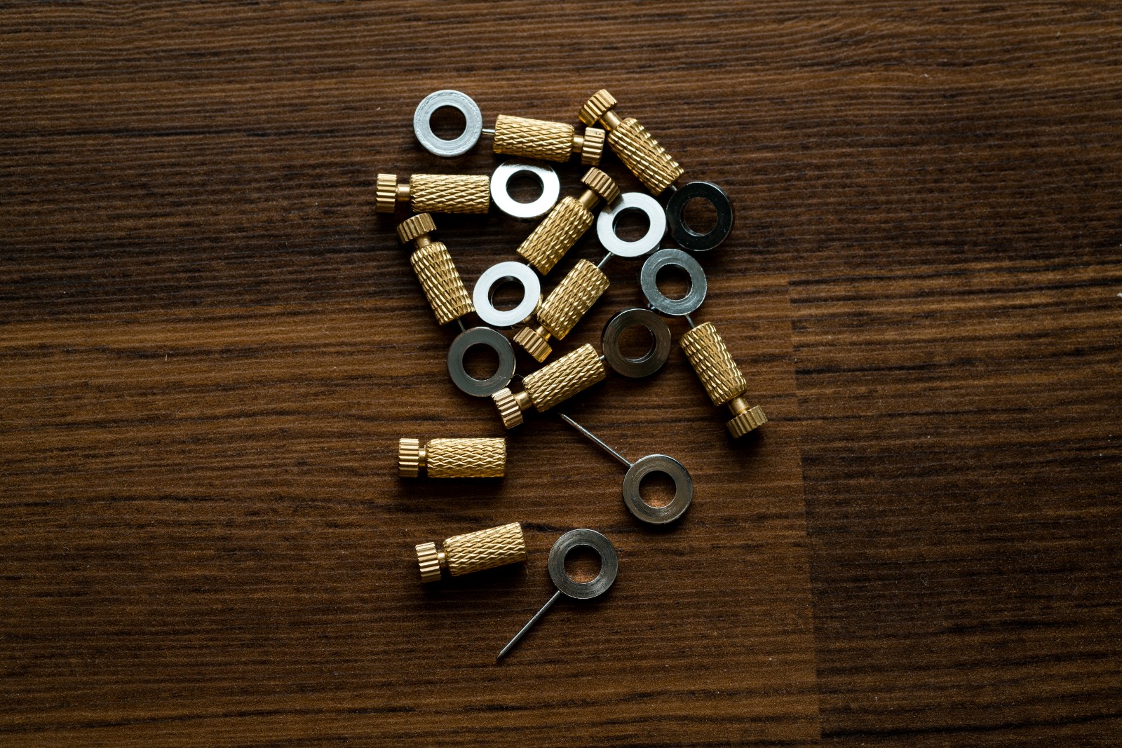 Wallet and Bag Stitch Locking Pins