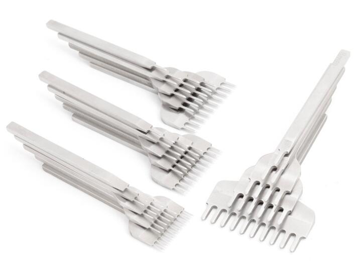 Slim teeth basic diamond chisel,Stitching Chisel (Pricking Iron)