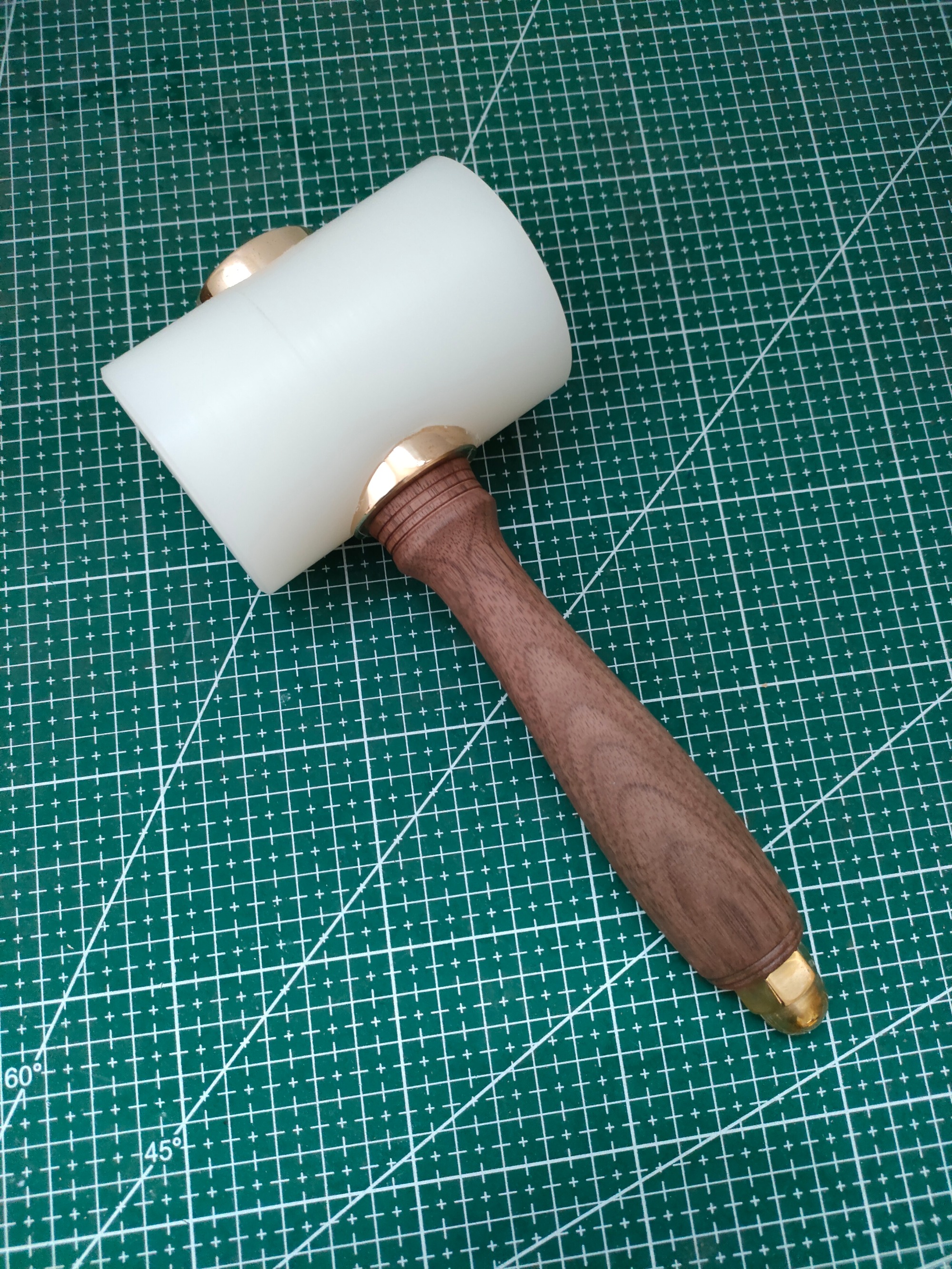 Nylon head T shape hammer_Craft Carving Nylon Head Wooden Handle Hammer ...