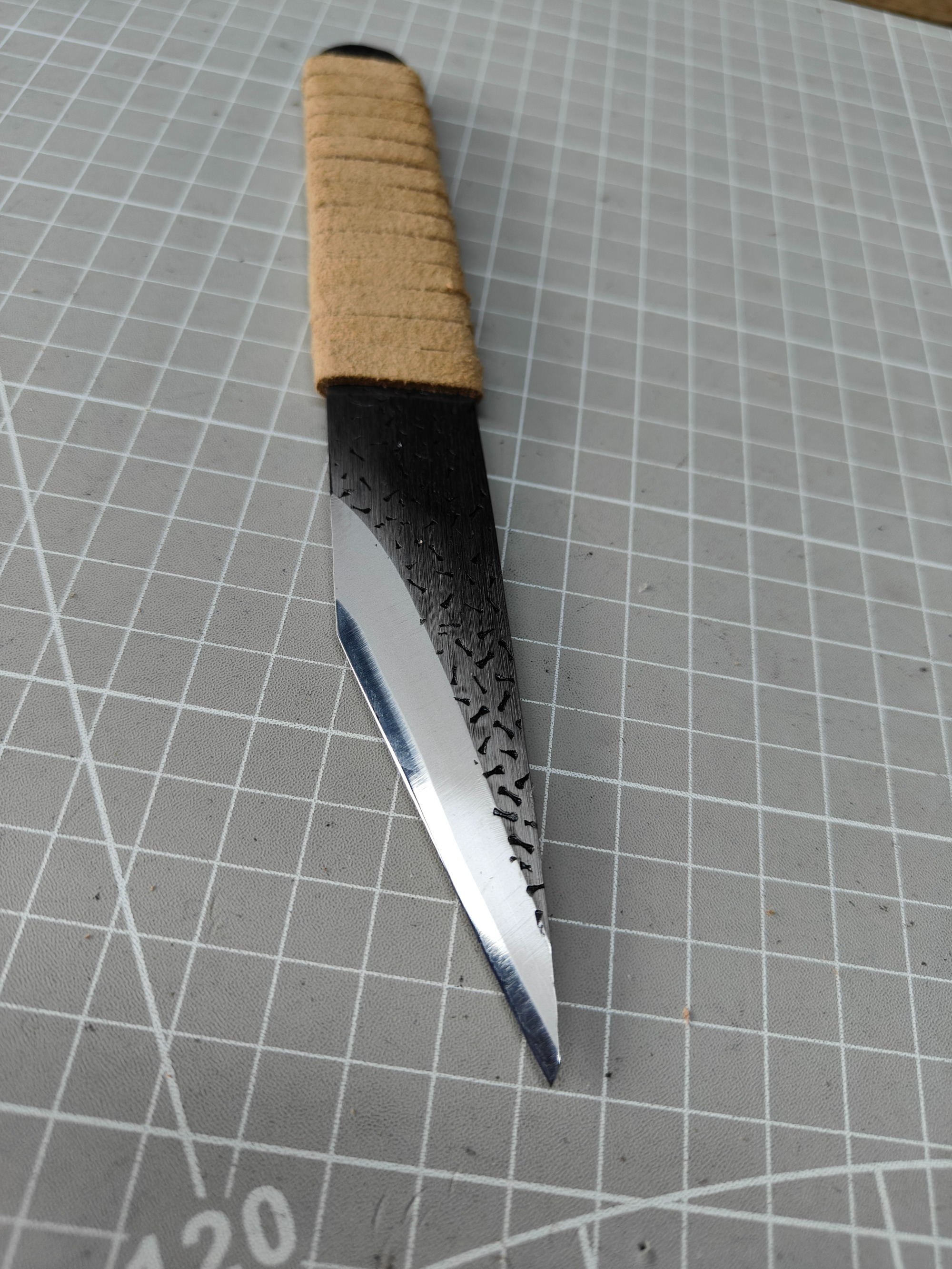 Composite steel skiving knife(hollow back side)