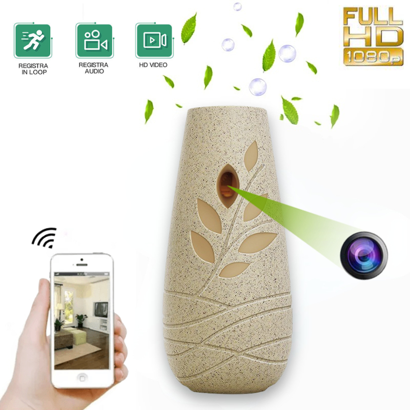 Spray Dispenser Mini Camera WiFi Aromatherapy Bottle Design