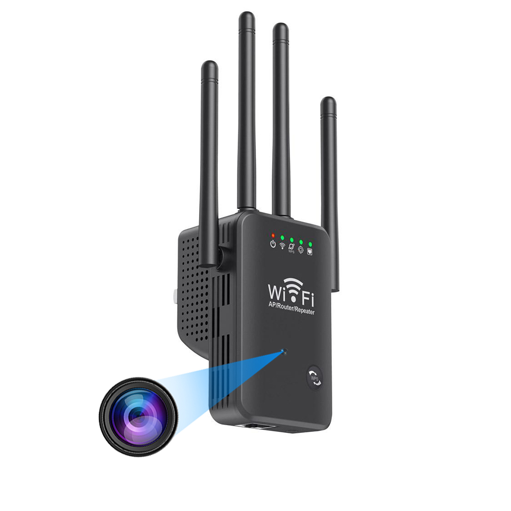 WIFI Extender Camera Router Wireless IP 1080p HD Mini Spy Camera