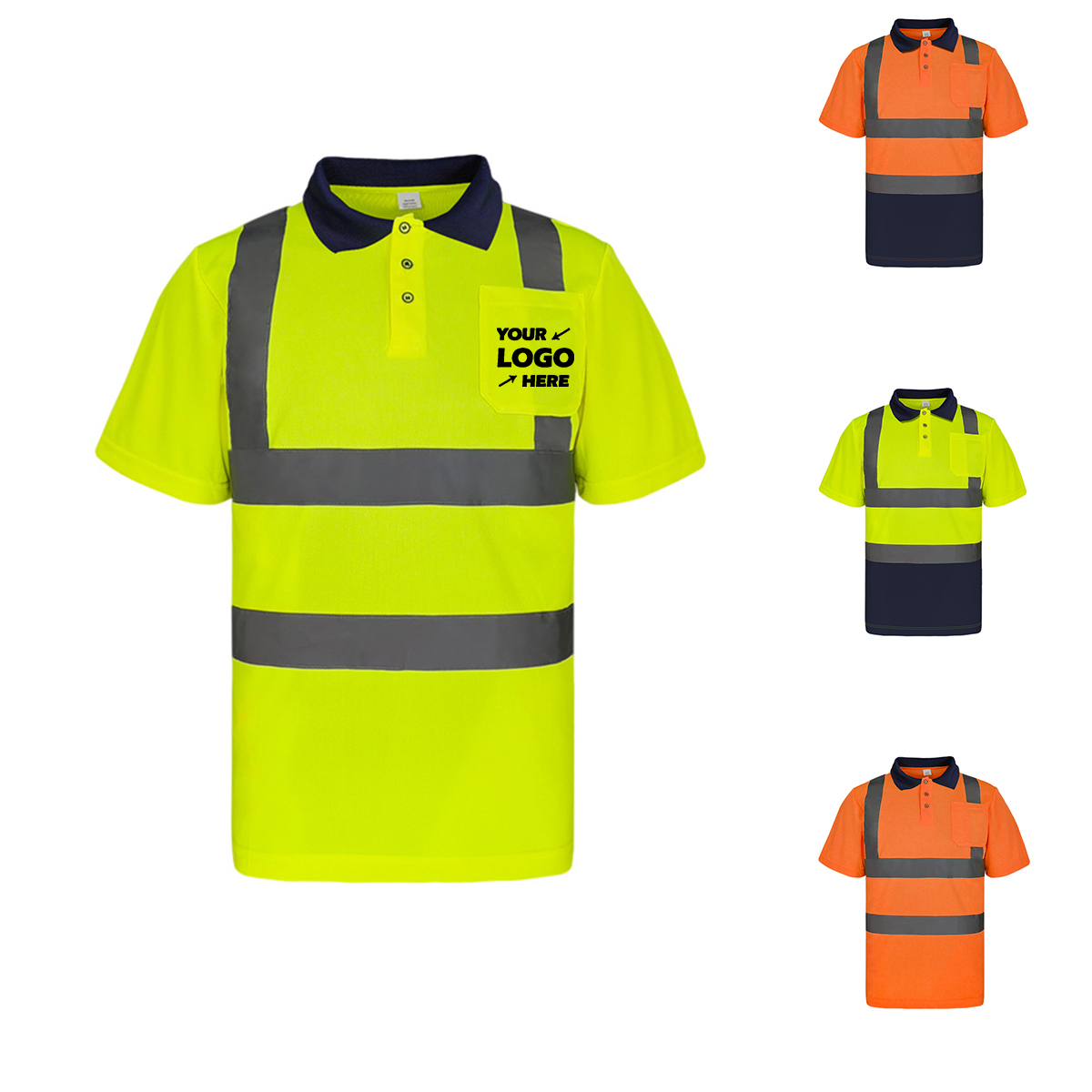 Reflective Safety Polo