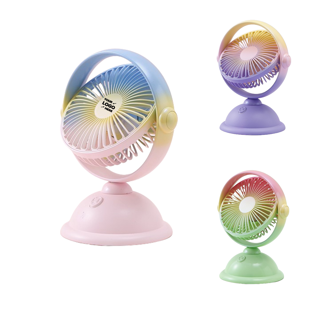 USB Desktop Gradient Mini Fan