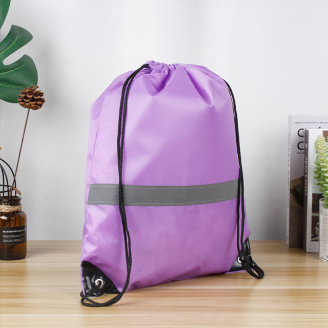 Reflective Strips Cinch Backpack