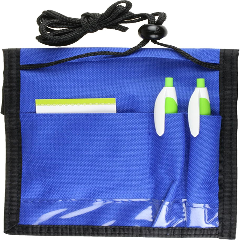 Name Badge Holder with Pen Loops