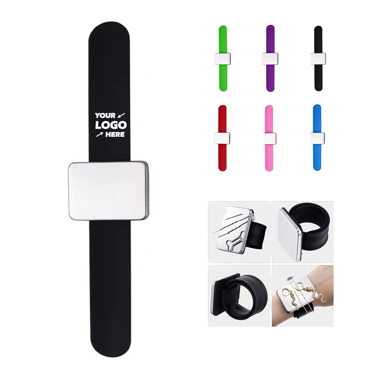 Magnetic Silicone Slap Bracelets