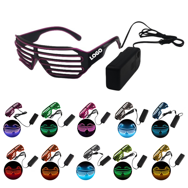 Shutter Neon Rave Glasses