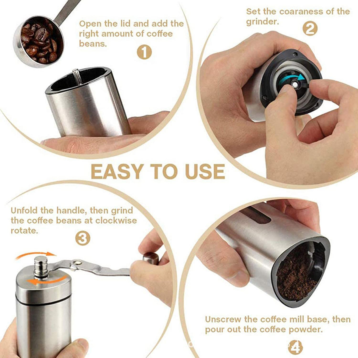 Portable Manual Coffee Grinder