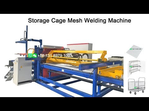 Storage Cage Welding Machine for Warehouse Box