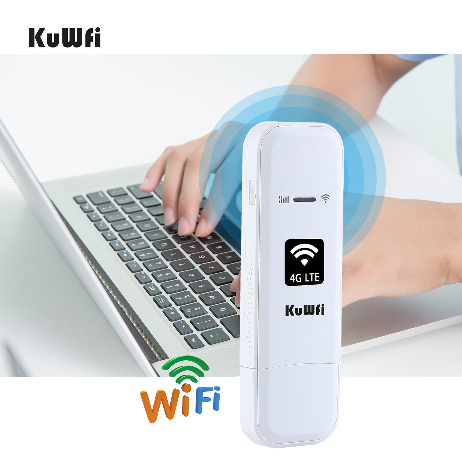 KuWFi 4G WIFI Modem Dongle Router 150Mbps Universal Unlocked 4G SIM ...