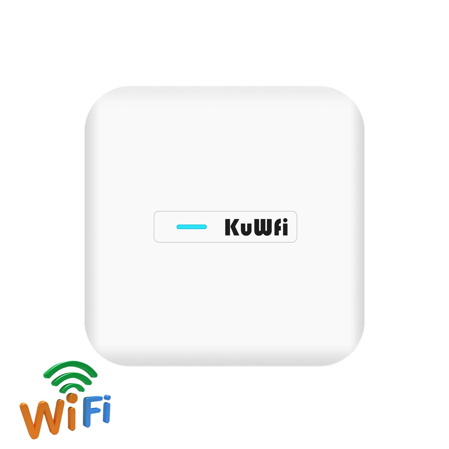 KuWFi Dual-band WIFI 6 Ceiling AP 3000Mbps MESH 2.5G WAN/LAN Wireless ...