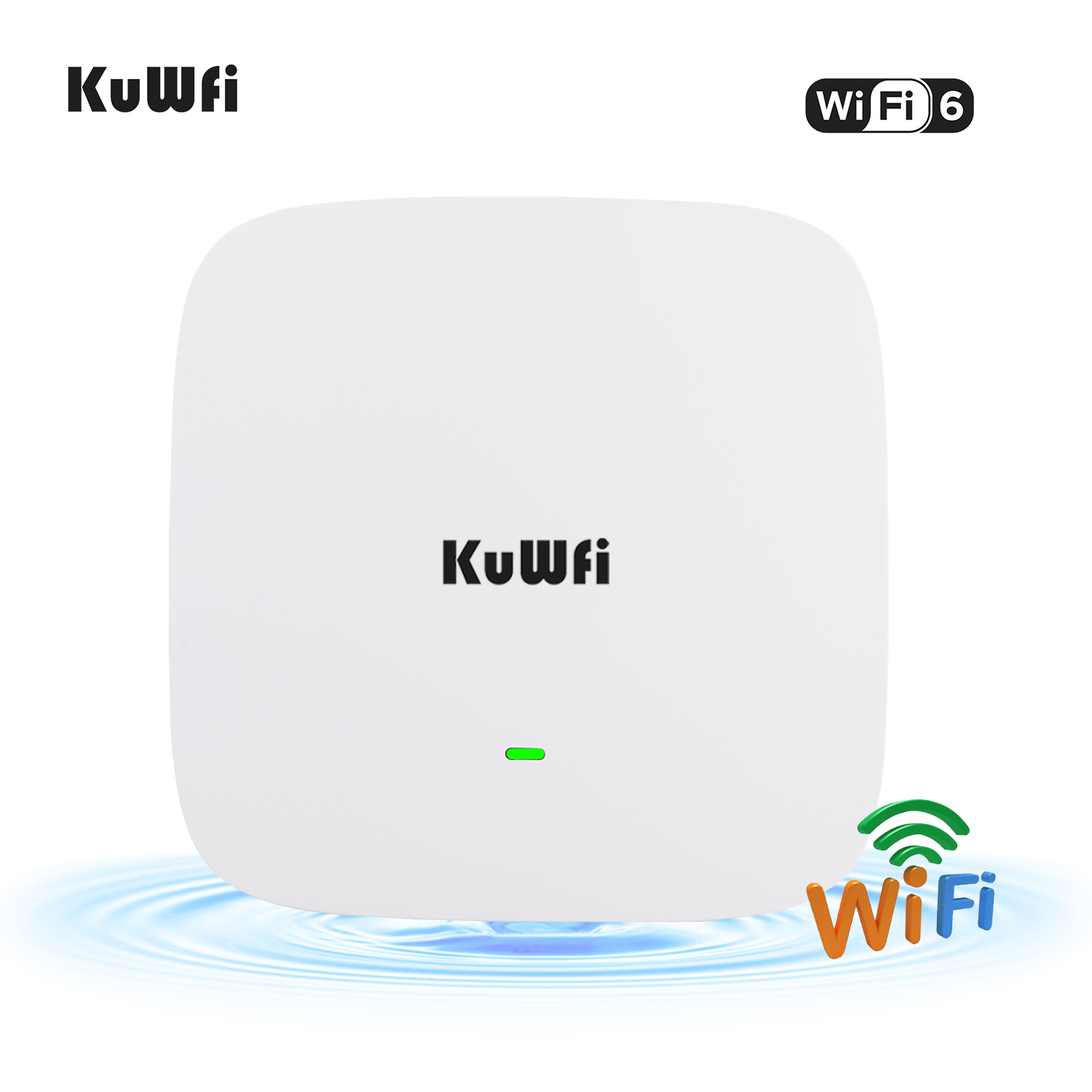 KuWFi high power 1800Mbps Dual Band 48V POE DC 12V QSDK indoor Ceiling ...
