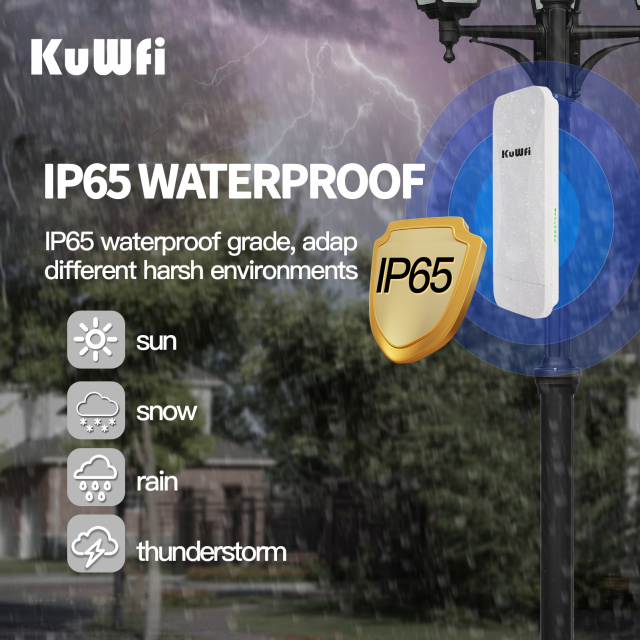 KuWFi Cloud Manage 900mbps 8km PTP PTMP Long Range 18dBi Antenna ...