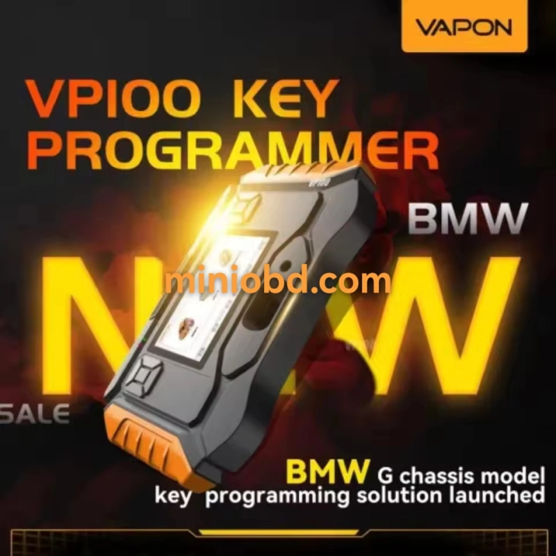 2025 New Vapon VP100 BMW Auto Key Programmer Supports BMW G Series BDC2 ...