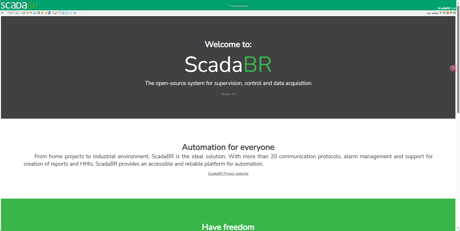 ScadaBR: Free and Open Source SCADA System