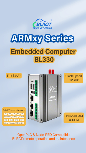 BL330 Dual-Core Cortex-A7 Allwinner T113-i ARM Edge Computing Gateway