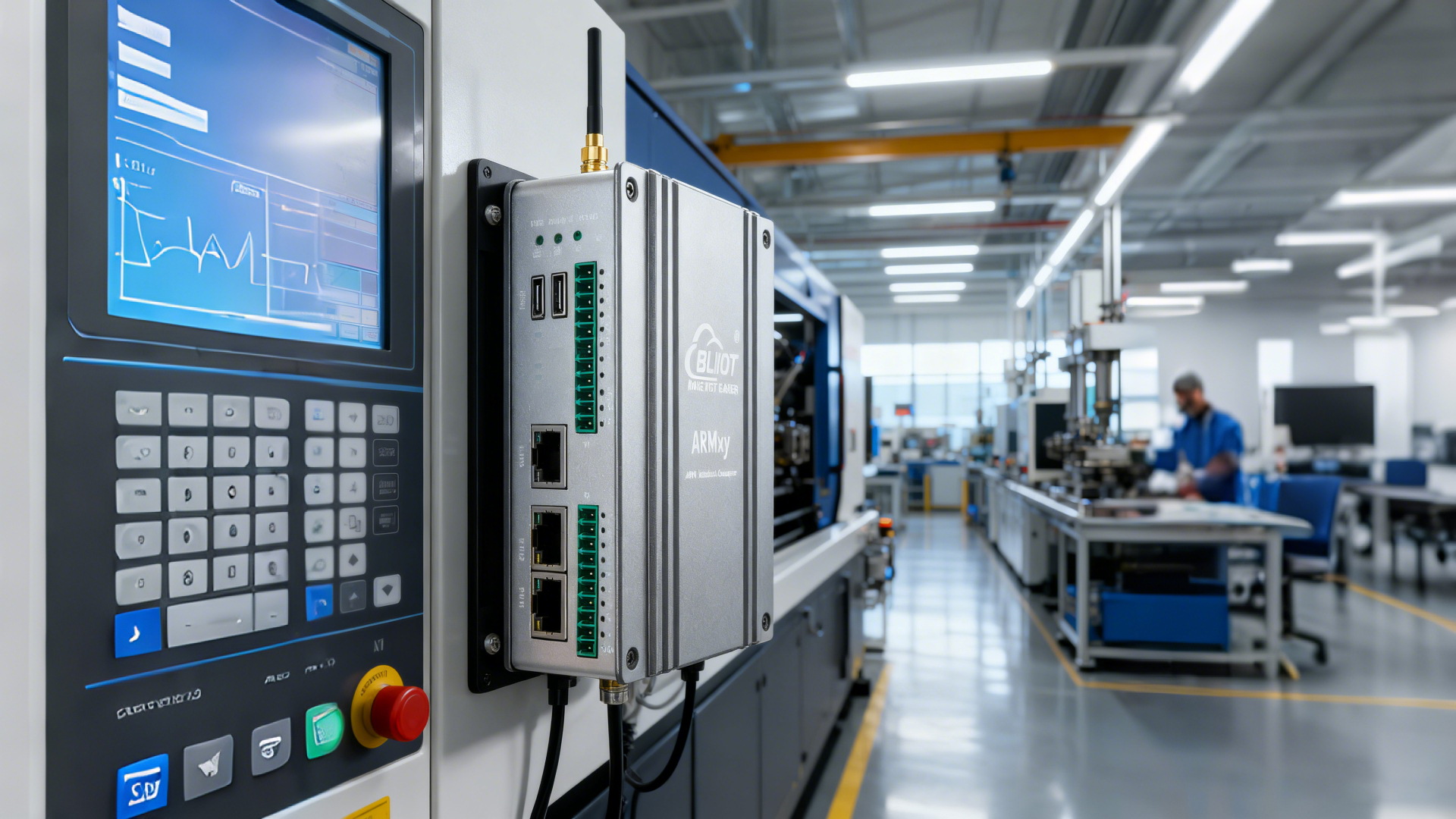 ARM-Based Edge Controller for Injection Molding Machines