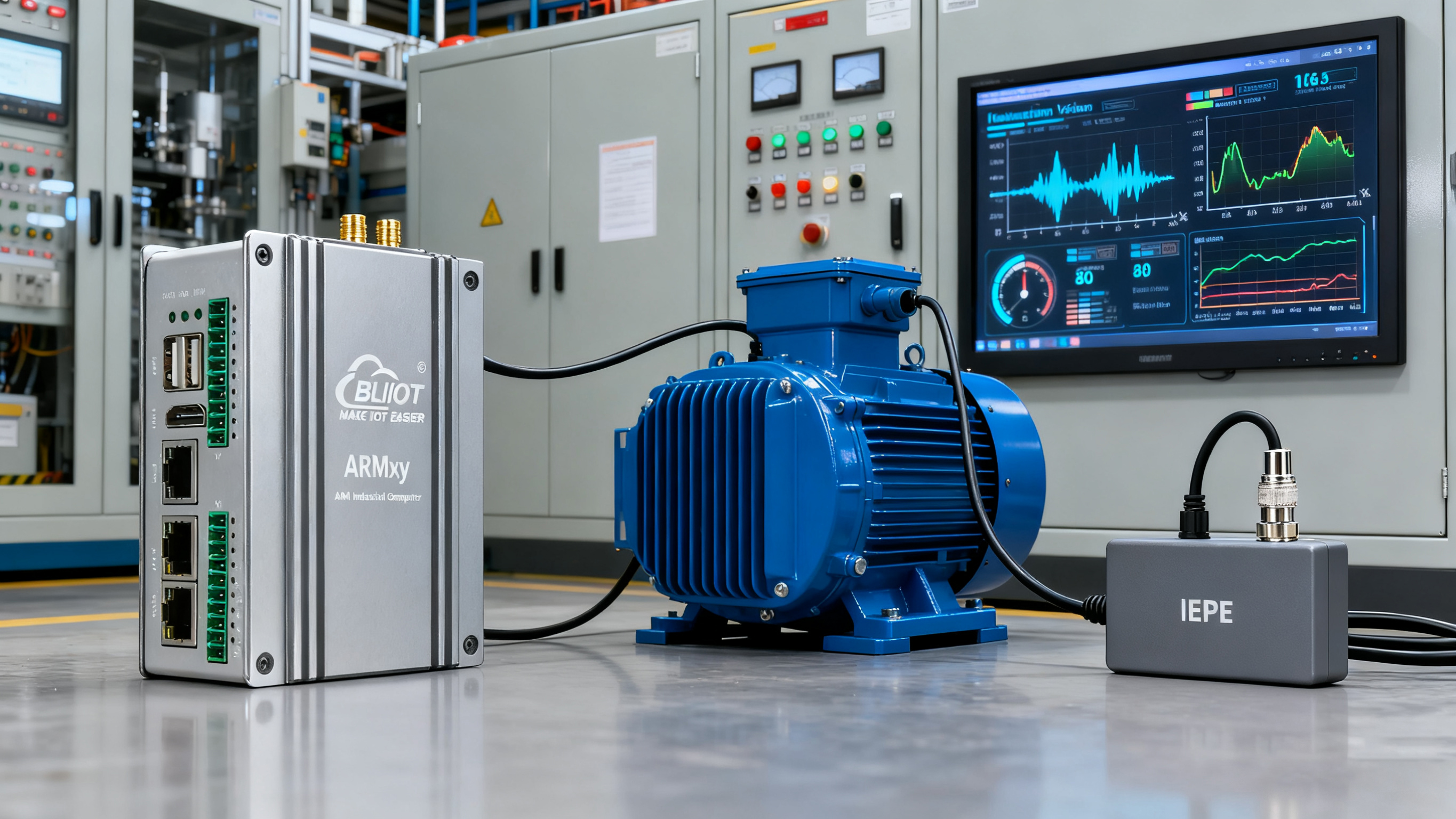 AI Edge Controllers with IEPE Modules for Compressor Health Management