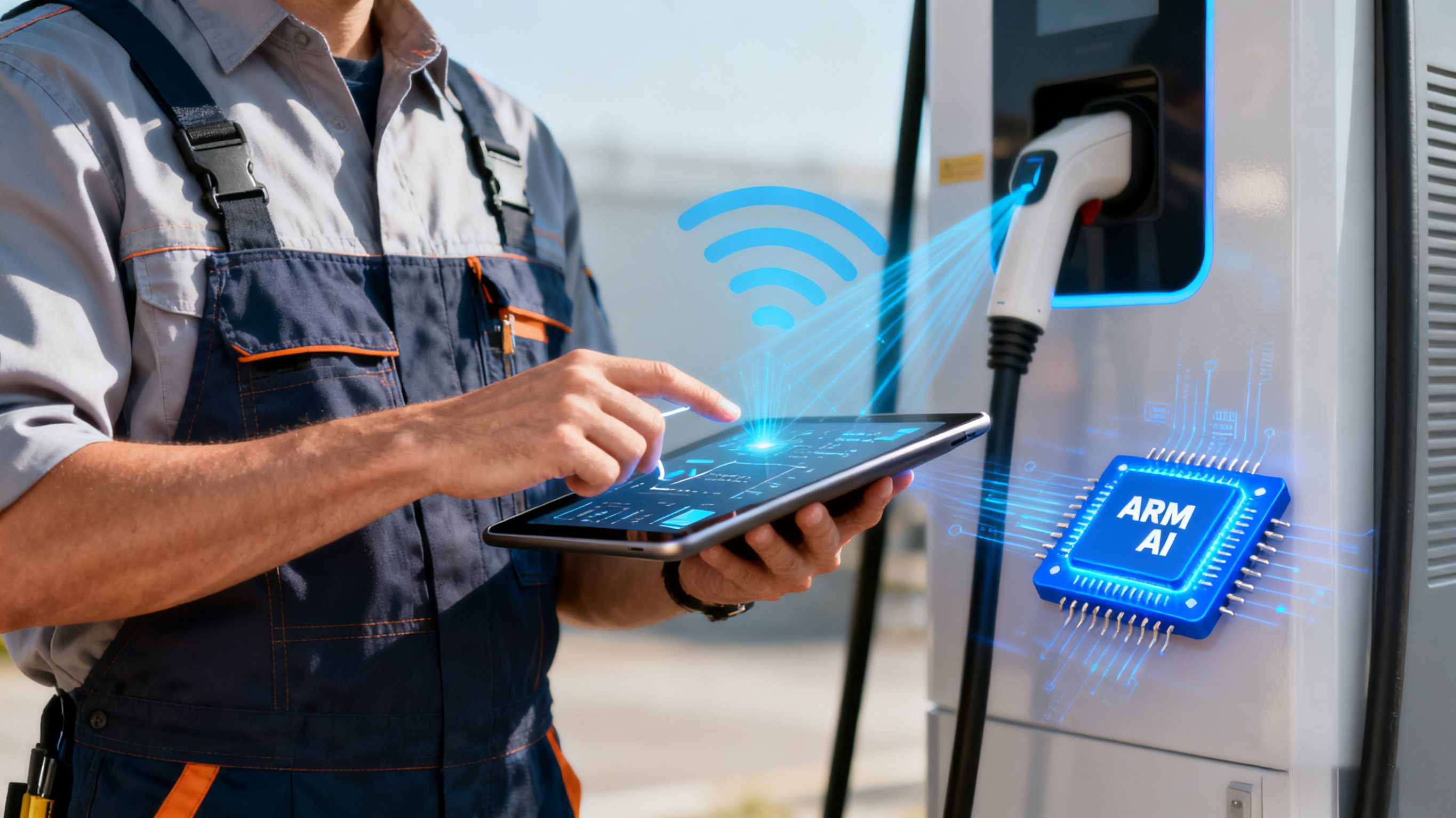 ARM AI Embedded Controller in EV Charging Station Intelligent O&M