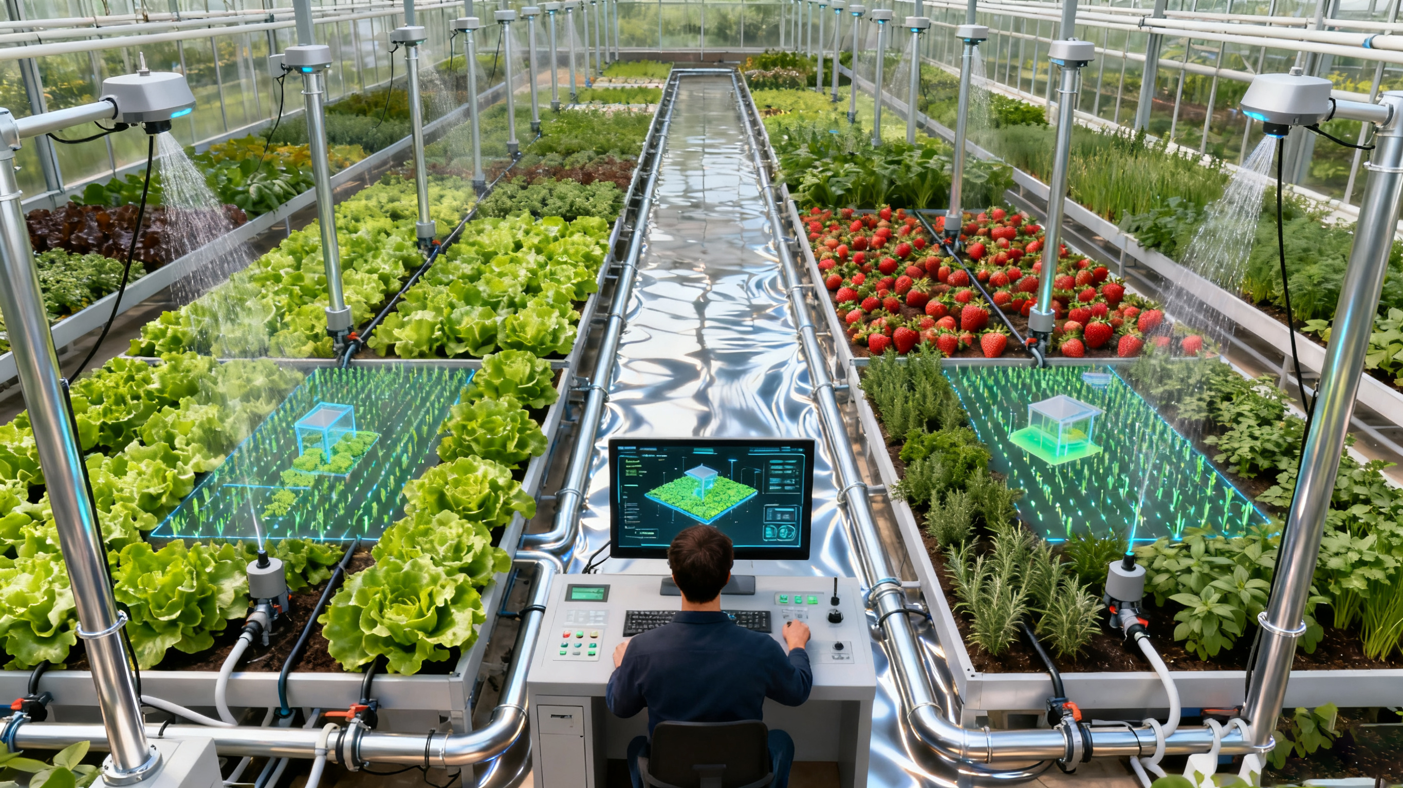 ARM AI Industrial Computer in Smart Irrigation Systems for Greenhouse
