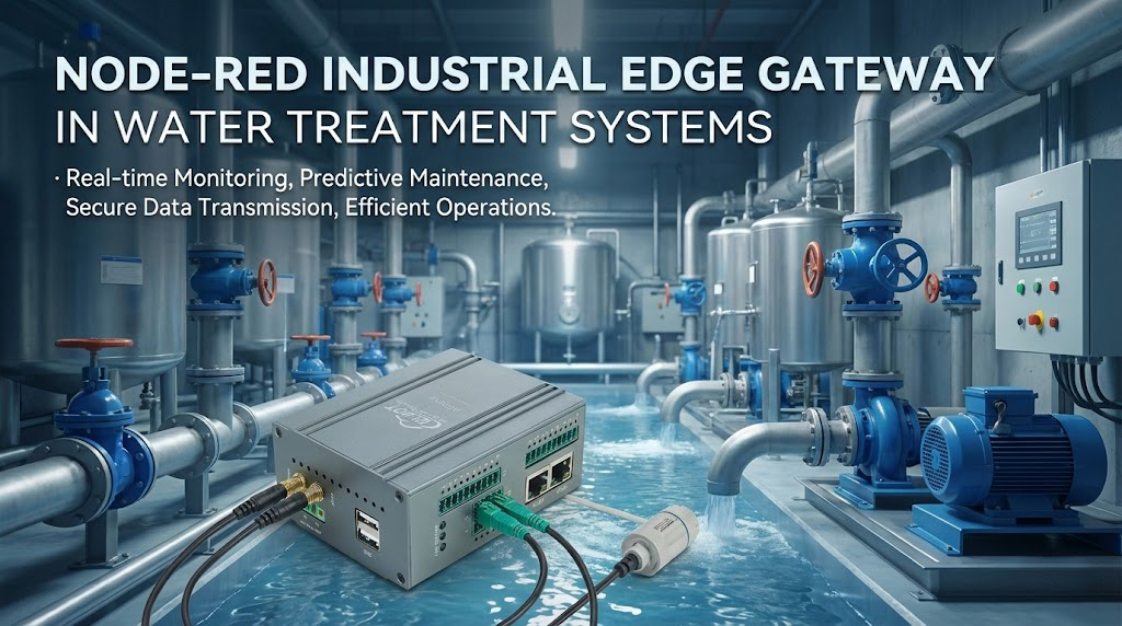 Low-Code Innovation: Node-RED in IIoT Gateways for Water Treatment