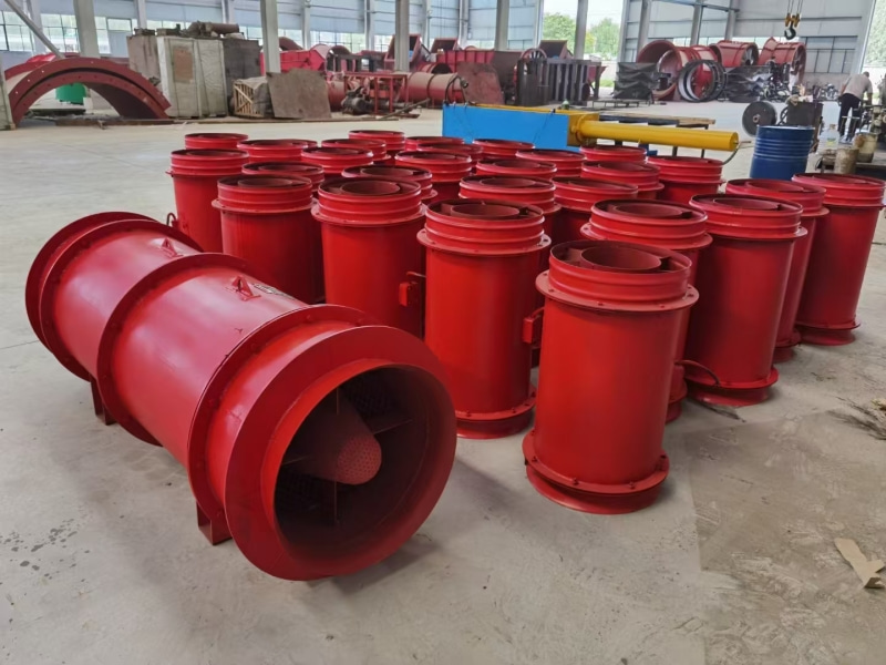 Mine explosion-proof axial flow booster fan