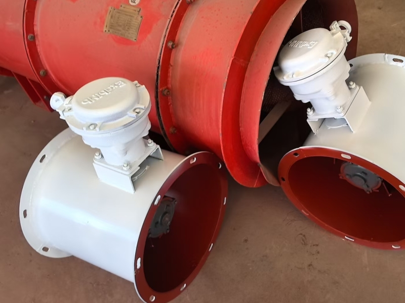 5.5kW underground coal mine explosion-proof axial flow fan