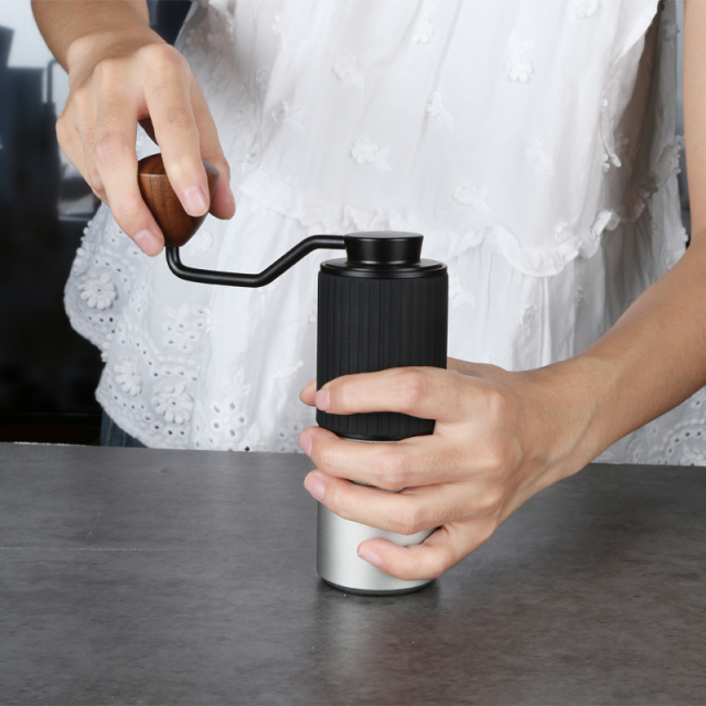 Mini Handheld Pour-Over Coffee Grinder with 304 Stainless Steel Conical ...