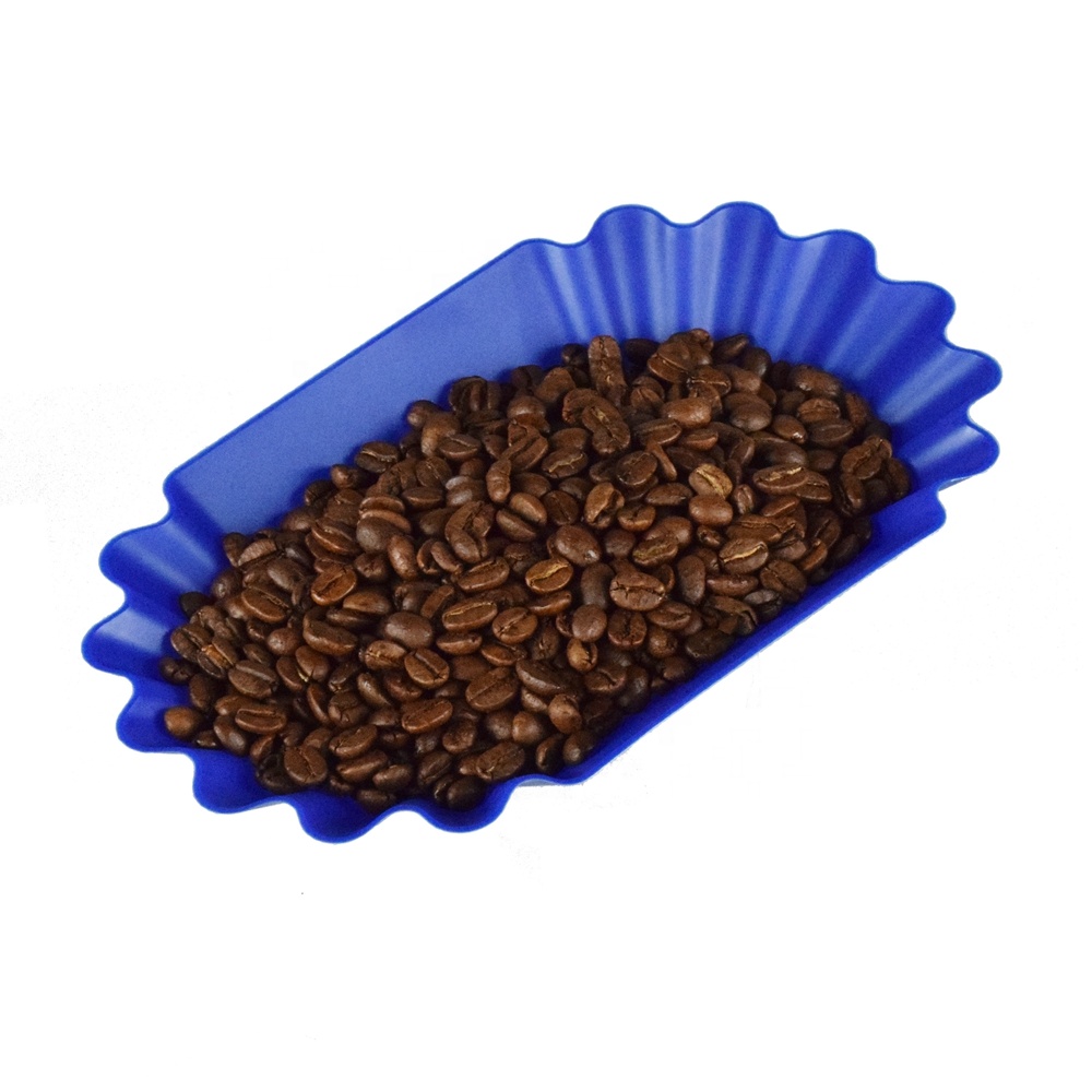 BP300 Ecocoffee Coffee Bean Sample Display Tray Reusable Plastic Plate ...