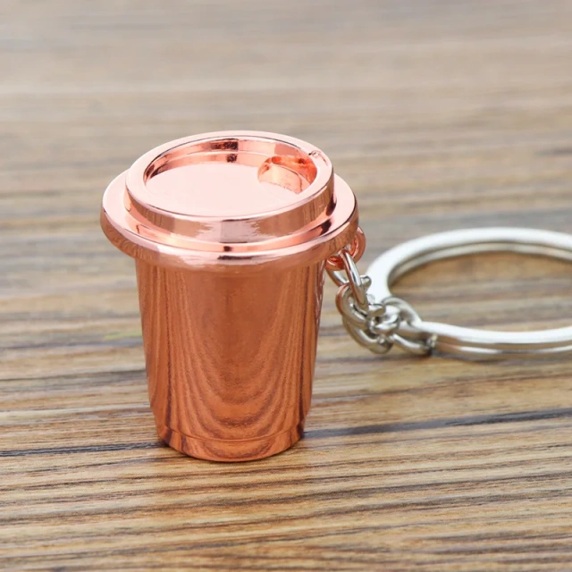 Creative Coffee Keychain Portable Coffee Machine Pitcher Keychain ...