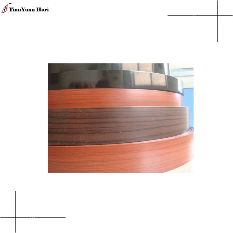 china new products plastic plywood edge trim veneer edging woodgrain ...