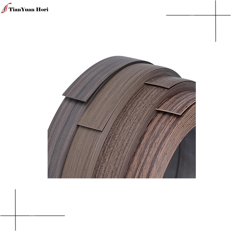 china product laminate walnut veneer strip plastic woodgrain sealing ...