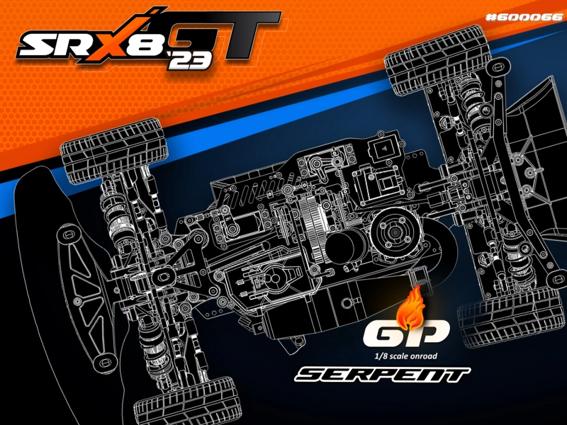 Serpent SRX8 GT '23 1/8 4wd GP (SER600066),Older Models