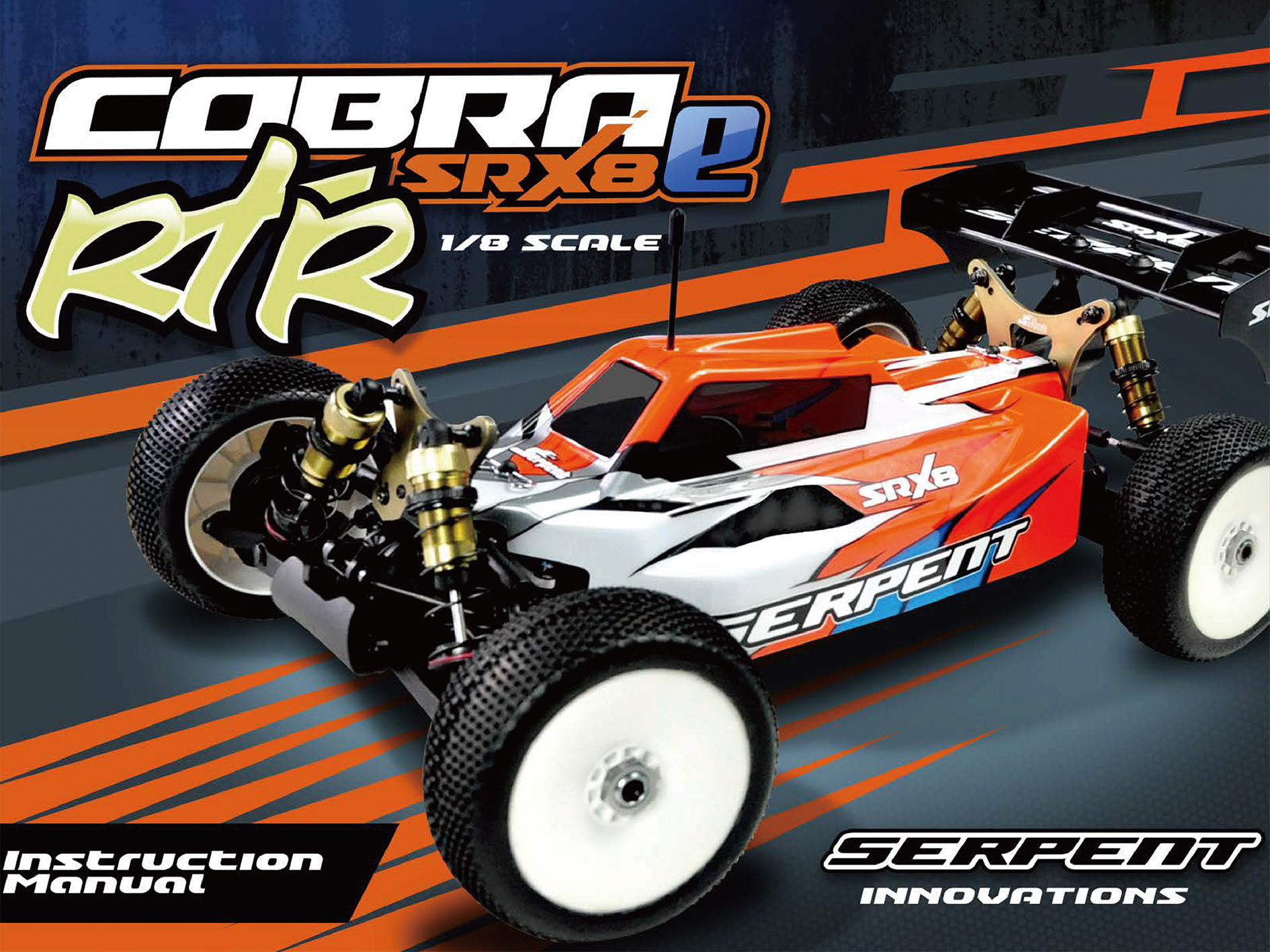 Serpent SRX8-E RTR 1/8 4wd EP (SER600022),EP-Electric Power