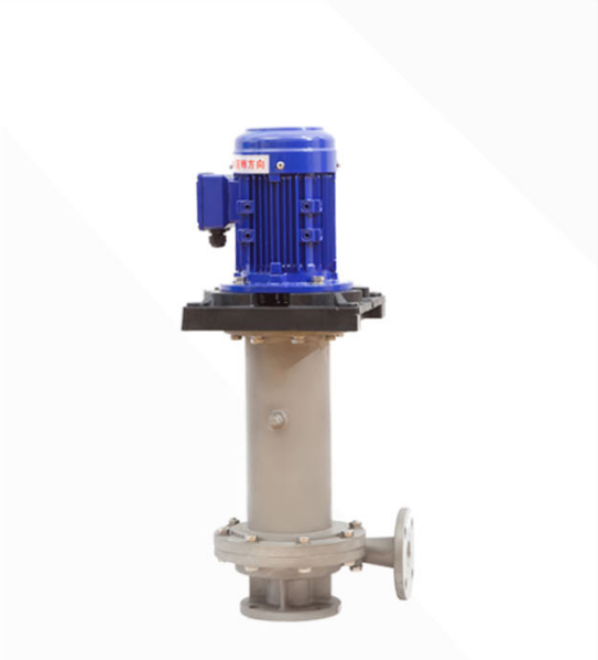 Idling vertical stainless steel pump