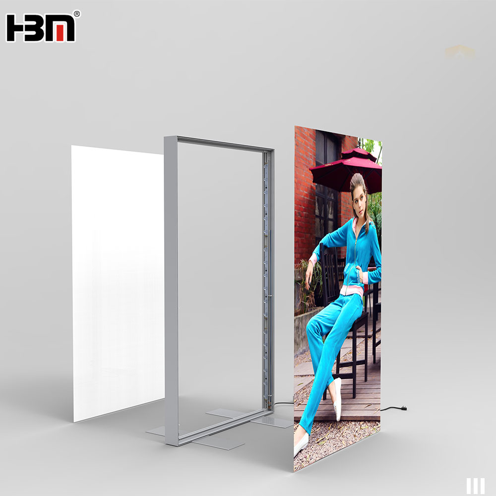XING HANG YUN frameless dual light box for trade fairs