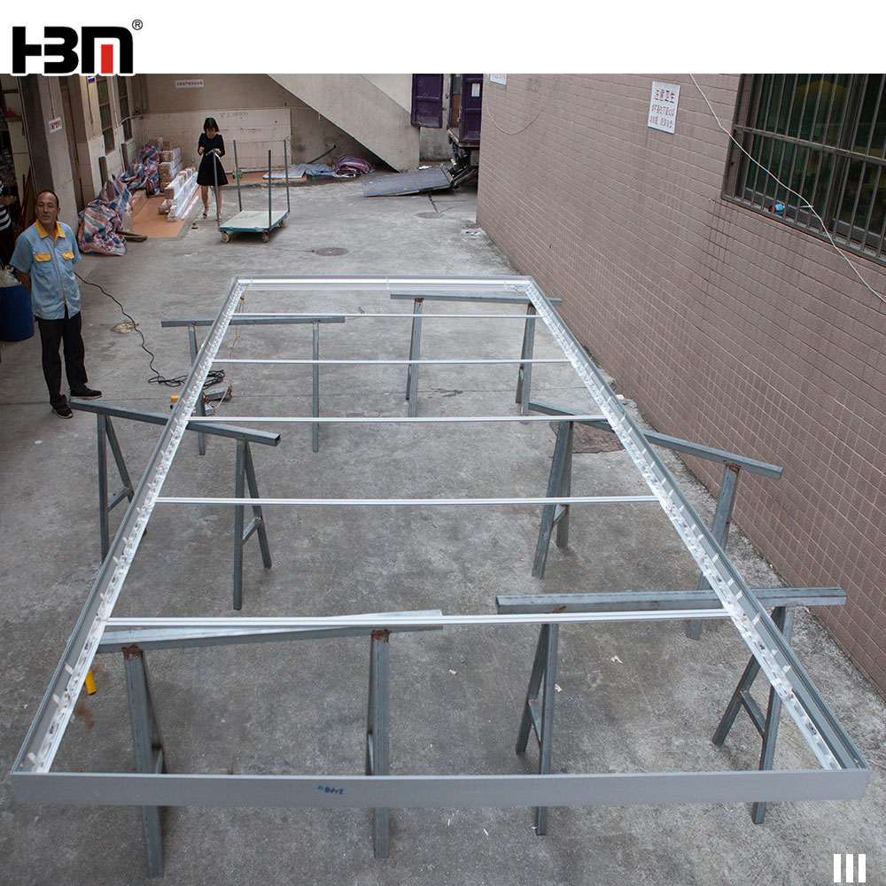 aluminium extrusion advertising Edge-lit light fabric led light box