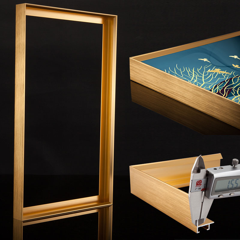 decorative photo frame,Brushed Aluminum Picture Frame-HBM frame