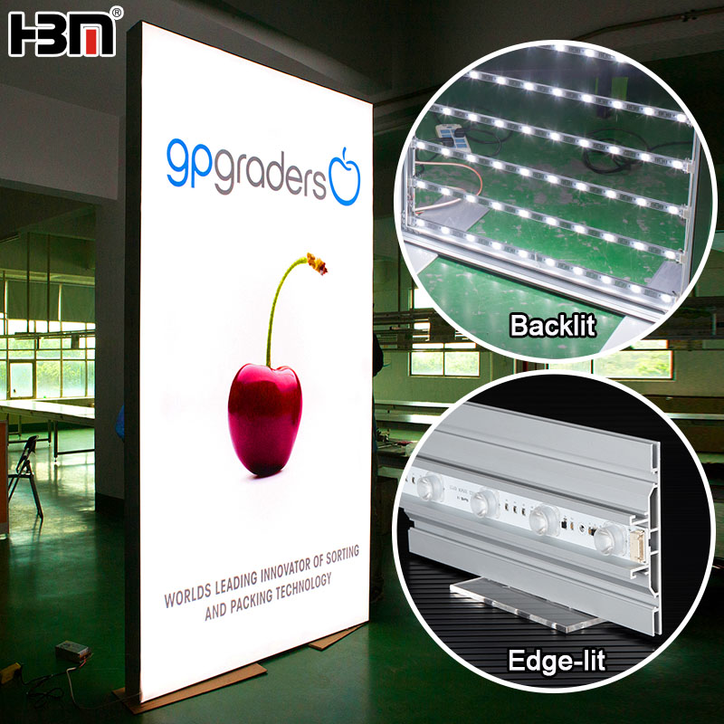 portable light box stand led banner signs