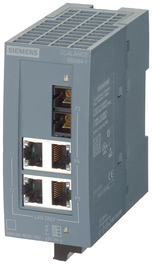SCALANCE XB004-1 Unmanned Industrial Ethernet Switch