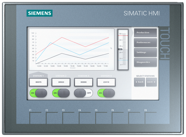 SIMATIC HMI, KTP700 Basic Edition, Simplified Panel