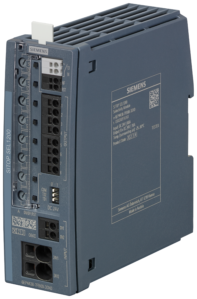 SITOP SEL1200 Selective Module 8-Channel Switch Characteristics