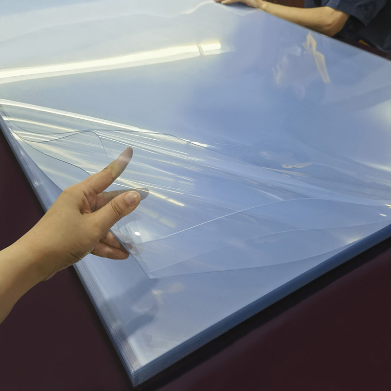 Factory supply 0.1mm 0.4mm 0.5mm 0.7mm Clear PVC Film Sheets Rigid ...