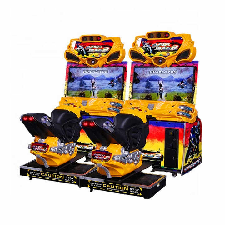 Threeplus Kids and Adults Racing Arcade Driving Simulator Motorcycle ...