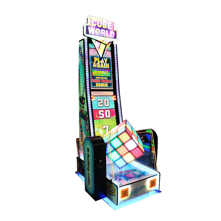 Threeplus Coin Operated Cube World Ticket Redemption Arcade Games ...